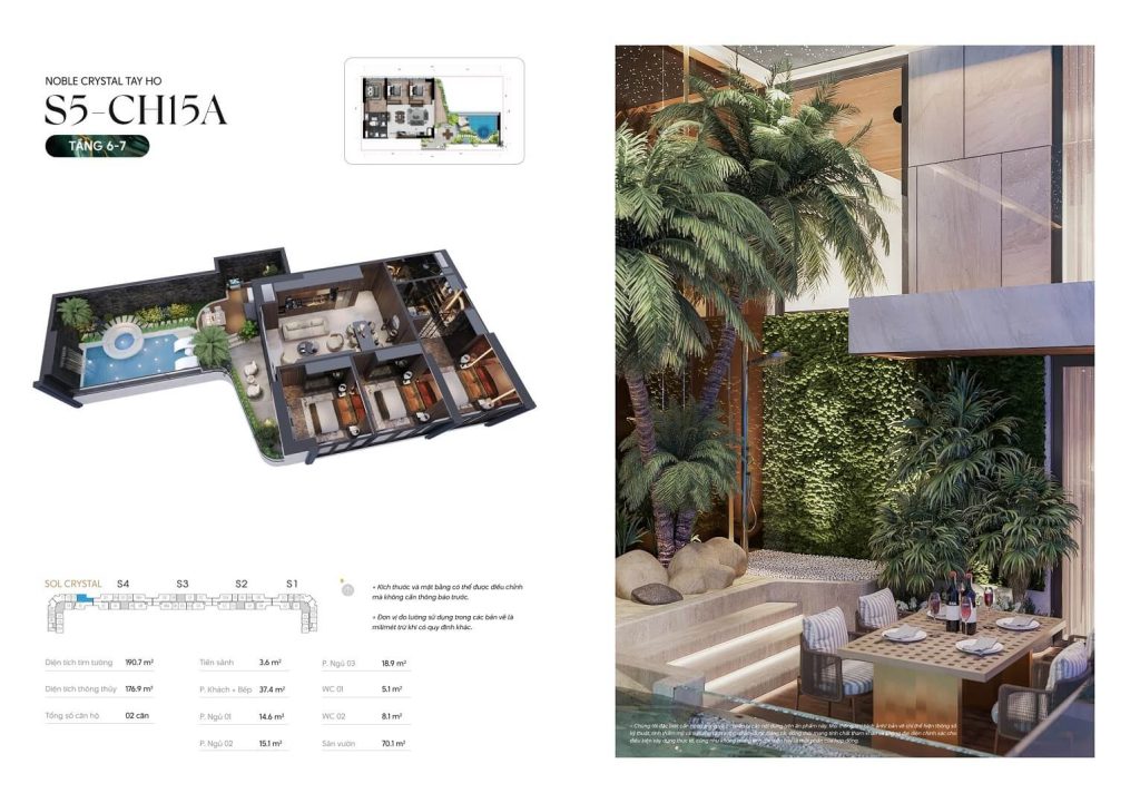 NOBLE CRYSTAL TÂY HỒ - TRỰC TIẾP CHỦ ĐẦU TƯ